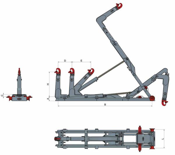 Hooklift Multi-Rail - Wastecorp Equipment